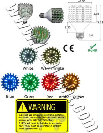 11 Watt LED Light Bulb - Household LED Lights - LEDLight