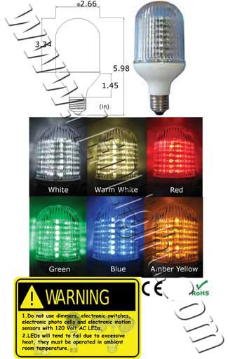 7 Watt LED Light Bulb - Household LED Lights - LEDLight