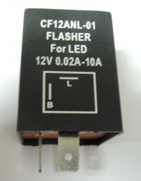Flasher LED 12V DC 65W 2 Contact Compatible with FR-3303 - Automotive ...