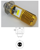 LED Headlamp P15D-25-1 Base 12 Volt 30 SMD Dual Beam - Automotive ...