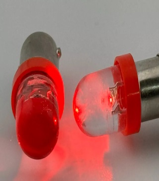 182 Led Bulb BA9S Short Round 6V-12 Volt DC - Automotive - LEDLight